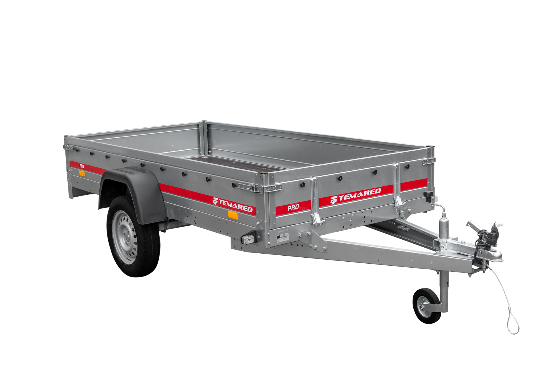 Rimorchio auto peso massimo 750Kg – portata utile 574 Kg – Temared Pro ...